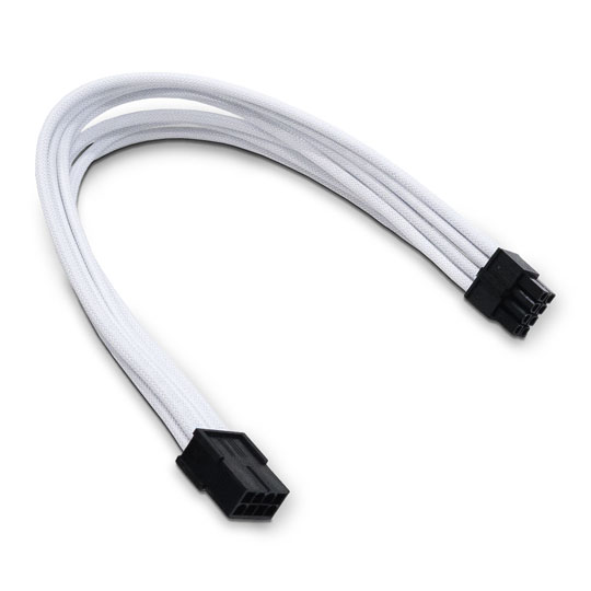 Xclio White 4+4 Pin Braided EPS Cable LN137902 | SCAN UK