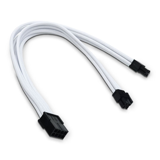 Xclio White 4+4 Pin Braided EPS Cable LN137902 | SCAN UK