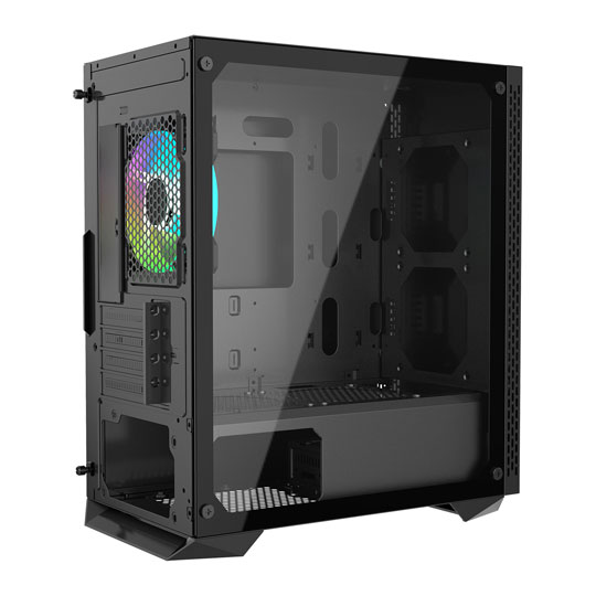 CiT Brava Micro-ATX Black PC Gaming Case LN137972 - CIT-BRAVA-BLK | SCAN UK