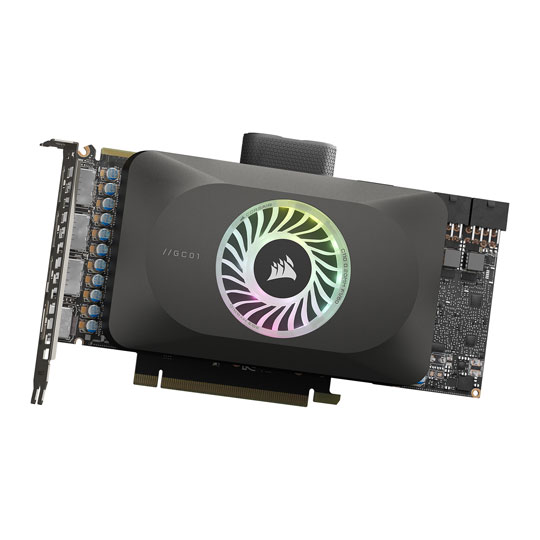 Corsair iCUE LINK XG3 RGB Hybrid RTX 4070/4070 Ti Graphics Card Water ...