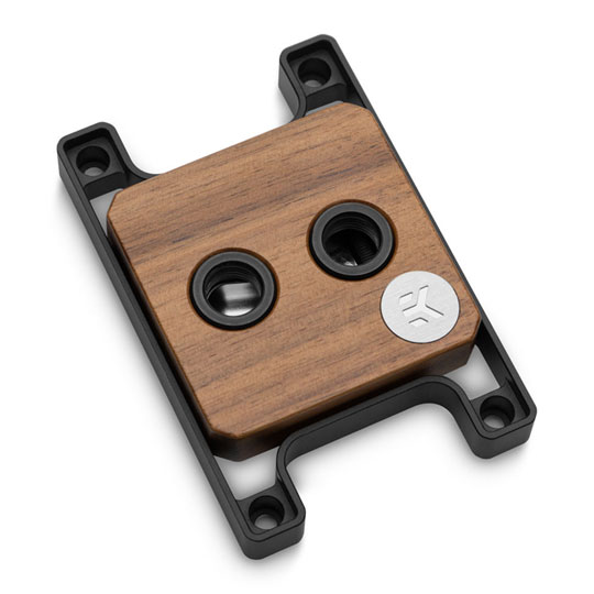 EK-Quantum Magnitude AM5 Lignum Edition Walnut AMD CPU Water Block ...