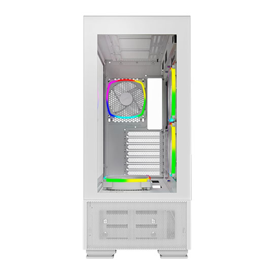 Montech SKY TWO White Mid Tower PC Case with 4x ARGB Fans LN140834 ...