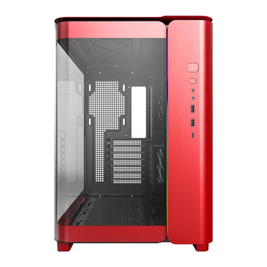 Montech KING 95 Red Mid Tower Curved Dual Window Case ATX LN140850 ...