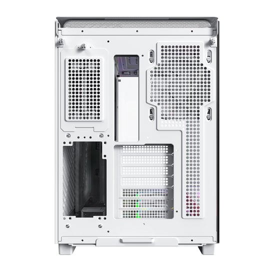 Montech KING 95 PRO White Dual Chamber Mid Tower PC Case with 6 ARGB ...