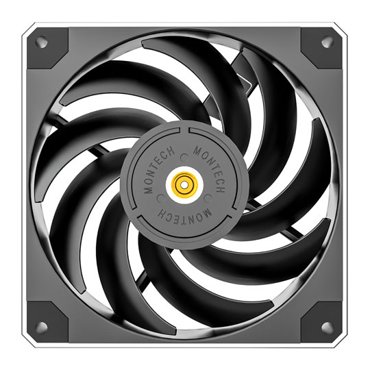 Montech METAL 120 PWM High Static Pressure Case/CPU Cooler Fan LN140873 ...
