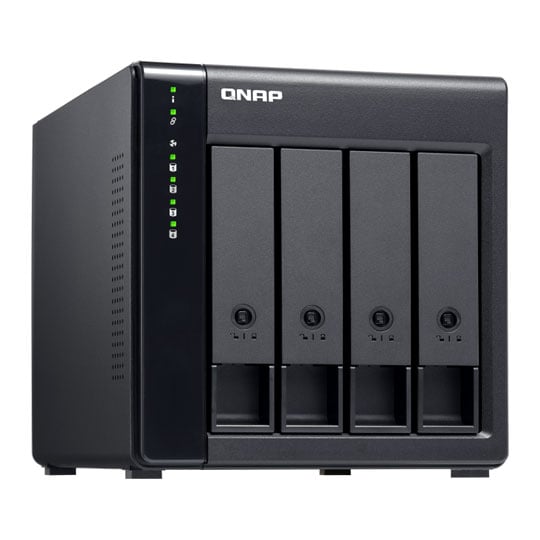 QNAP TL-D400S 4 bay Desktop JBOD Storage Enclosure LN141435 | SCAN UK