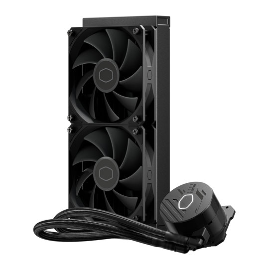 Cooler Master 240mm MasterLiquid 240L Core Intel/AMD CPU Liquid Cooler ...