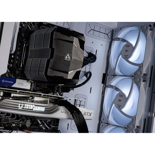 Gaming PC with NVIDIA GeForce RTX 4060 and AMD Ryzen 7 5700X LN142268 ...