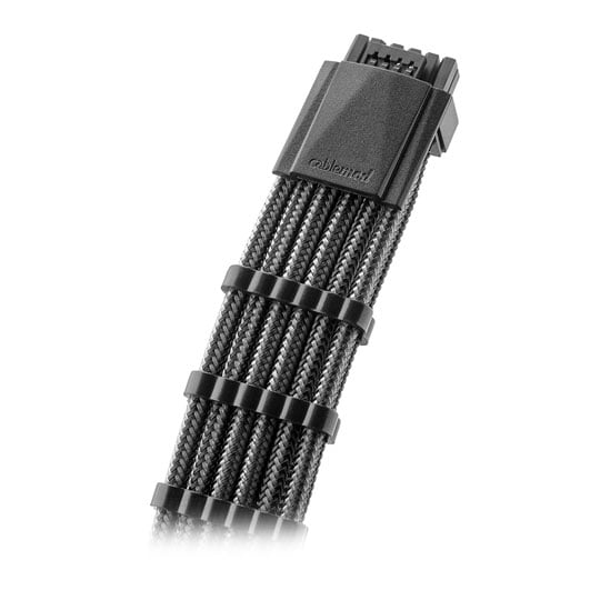 CableMod Pro ModMesh 12VHPWR StealthSense Cable Extension Kit (Carbon ...