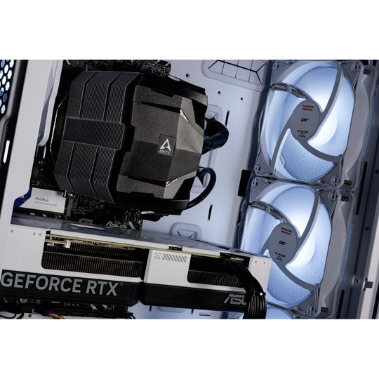 Gaming PC with NVIDIA GeForce RTX 4060 Ti and AMD Ryzen 7 5700X ...