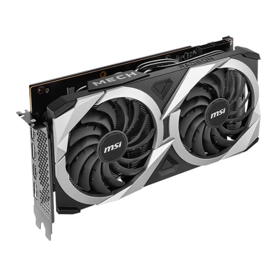 MSI AMD Radeon RX 6750 XT 12GB MECH 2X V1 RDNA2 Graphics Card LN142405 ...