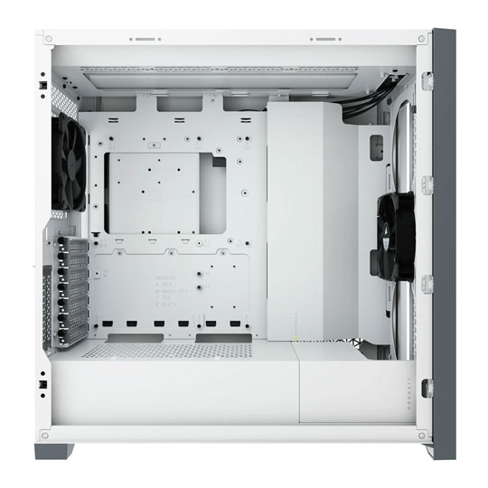 Corsair 5000D Airflow White + RM8550 White PSU + Corsair iCUE H150i RGB ...