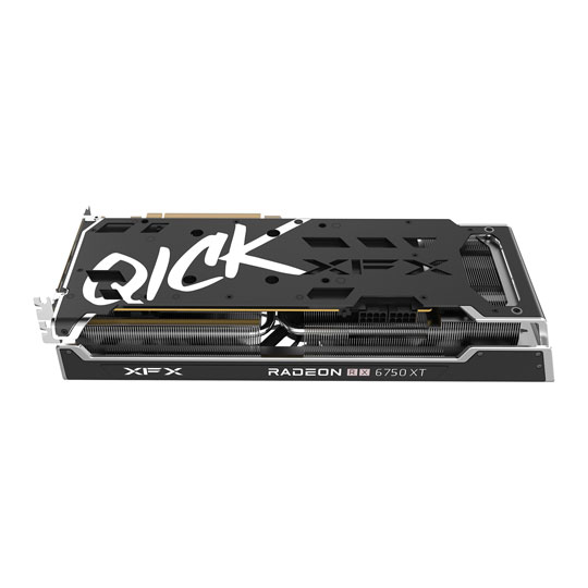 XFX AMD Radeon RX 6750 XT Speedster QICK 319 12GB Graphics Card ...