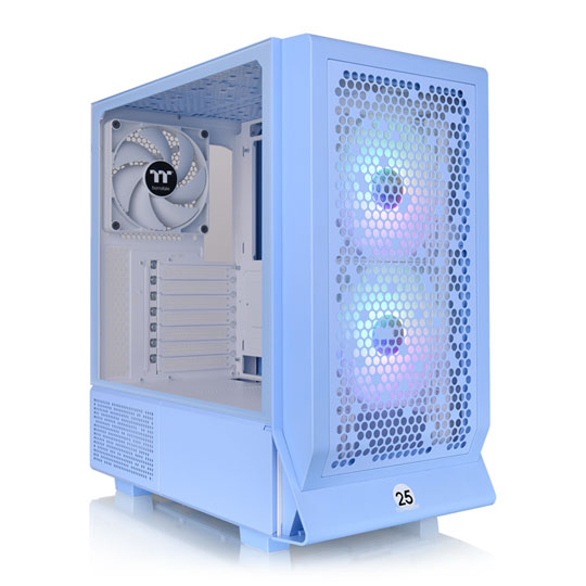 ThermalTake Ceres 330 TG ARGB Hydrangea Blue Mid Tower PC Case LN143111 ...