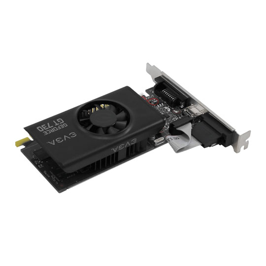 Refurbished - EVGA GeForce GT 730 2GB GDDR5 Low Profile Single Slot Open Box Graphics Card ...