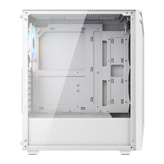 Vida Apollo White Tempered Glass ATX PC Gaming Case LN144563 - APOLLO ...