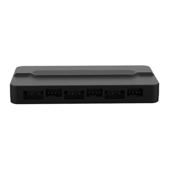 Vida 6 Port ARGB Fan Hub LN144575 - HUBARGB6P-BLK | SCAN UK
