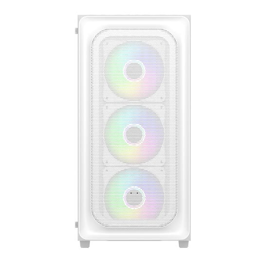 CiT Orion White Mid Tower Tempered Glass PC Gaming Case LN144752 ...