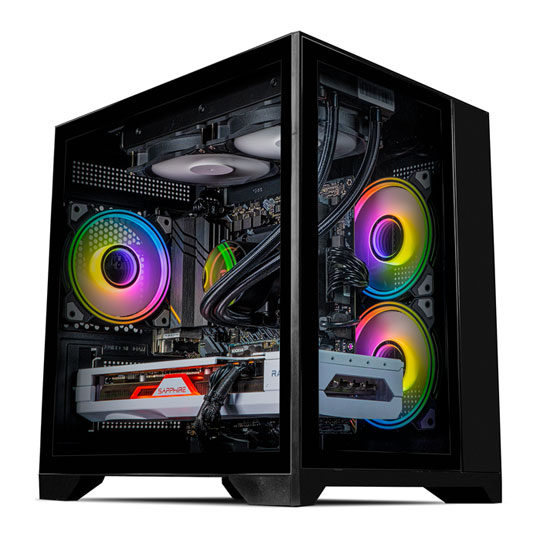 Gaming PC with 12GB AMD Radeon RX 7700 XT and AMD Ryzen 5 5500 LN144746 ...