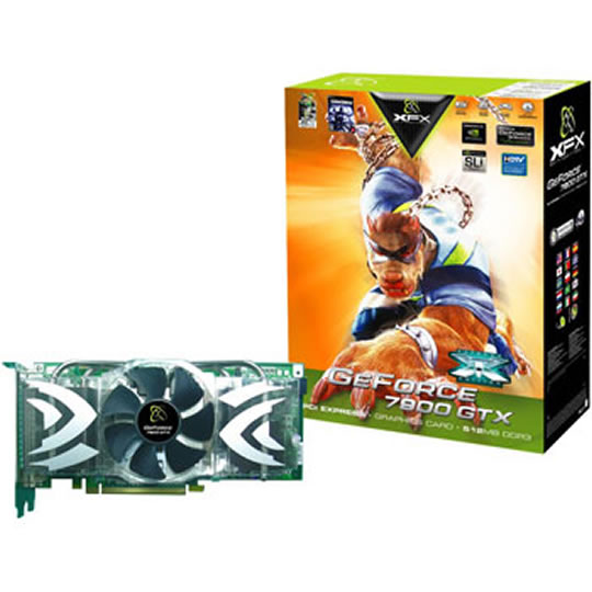512MB XFX 7900GTX Extreme ,Mem Clock 1750 MHz ,GPU 690 MHz , 24 Pipes ...