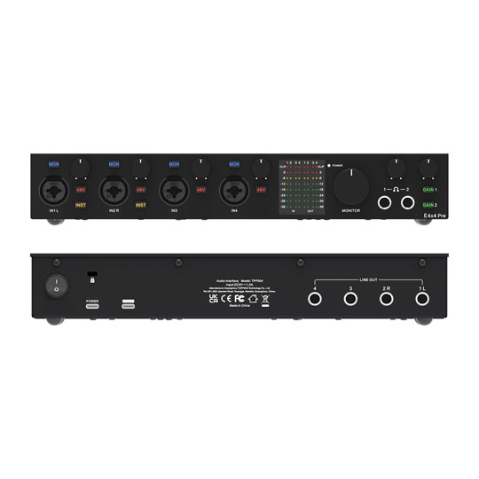 Topping Pro E4x4 Pre USB Audio Interface LN145169 | SCAN UK