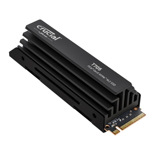 Crucial T705 4TB M.2 NVMe PCIe 5.0 SSD/Solid State Drive with Heatsink ...