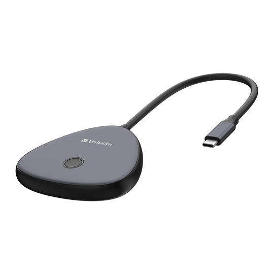 Verbatim Share My Screen 4K USB-C Wireless Display Adapter with USB Hub ...