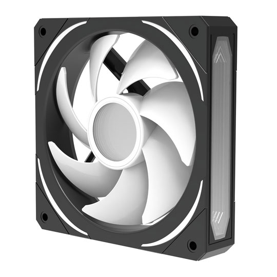 CiT Pro Lightning 120mm Three-Sided Infinity ARGB Black PWM Fan ...
