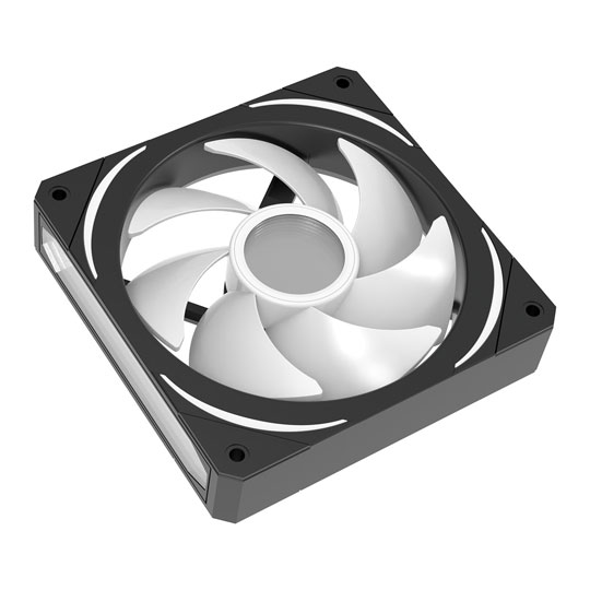 CiT Pro Lightning 120mm Three-Sided Infinity ARGB Black PWM Fan ...