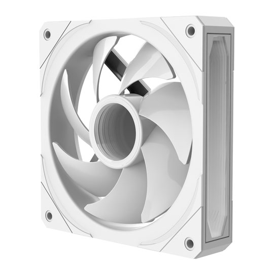 CiT Pro Lightning 120mm Three-Sided Infinity ARGB White PWM Fan ...