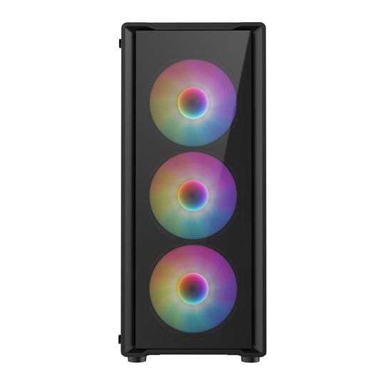 CiT Blade Black Mid Tower Tempered Glass PC Gaming Case LN146899 ...