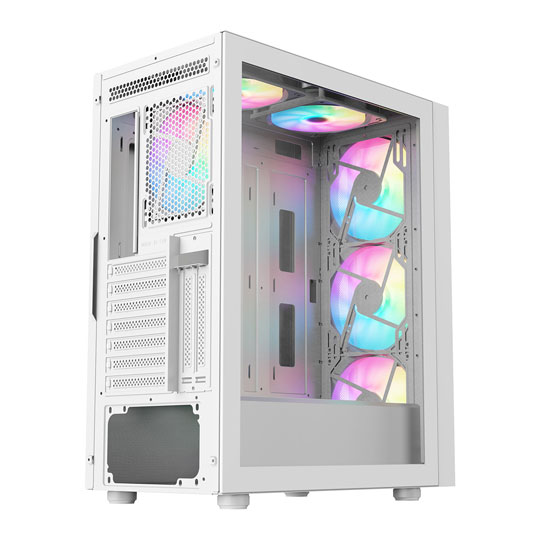 CiT Phantom XL White Mid Tower E-ATX PC Gaming Case LN147596 ...