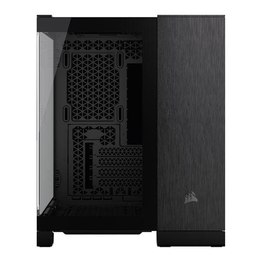 Corsair 2500X Black/Obsidian Alumini Dual Chamber Tempered Glass Micro ...