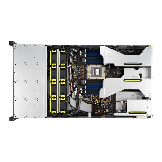 ASUS RS520A-E12 AMD EPYC 9004 Series SP5 2U 24 Bay OCP Barebone Server ...