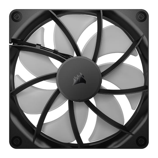 Corsair RS140 ARGB PWM 140mm Fan 2PK - Simplified Control - Daisy-Chain 4-Pin PWM LN148604 - CO ...