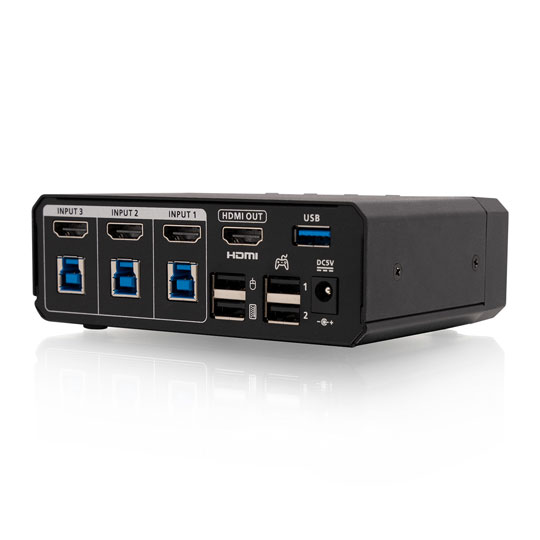 Refurbished - IOGEAR KeyMander Nexus Open Box Gaming KVM Switch for PC ...