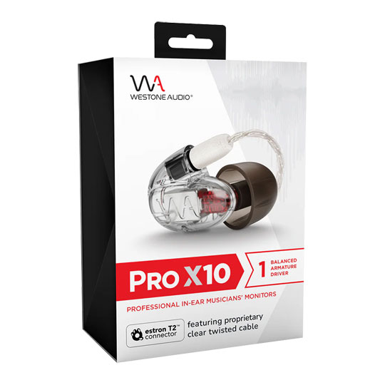 Westone Audio Pro X10 In-Ear Monitors with Detachable Cable LN149081 ...