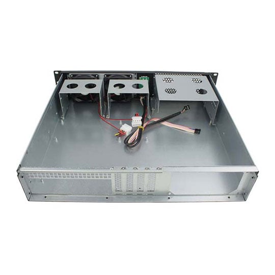 Xclio 2U Rackmount Micro-ATX Server Case w/o PSU LN148948 - LC-2390F-BL ...