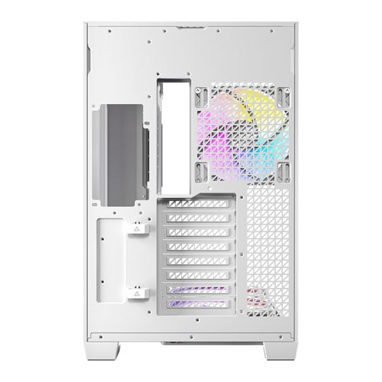 Antec C8 ARGB Full Tower Tempered Glass PC Gaming Case White LN149689 ...