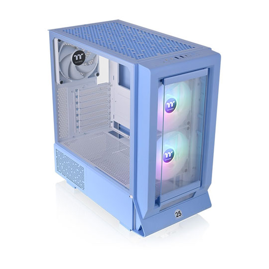 Thermaltake Ceres 350 MX Hydrangea Blue Mid Tower Tempered Glass PC ...