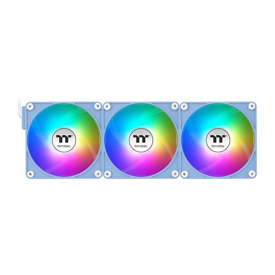 Thermaltake CT120 EX ARGB Sync Hydrangea Blue 120mm PWM Fan Triple Pack ...