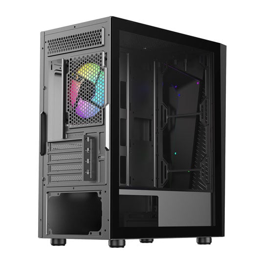 CiT Alpha Micro-ATX Gaming PC Case Black LN151669 - CSCITALPHAB | SCAN UK