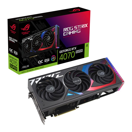Refurbished - Open Box ASUS NVIDIA GeForce RTX 4070 SUPER 12GB ROG ...