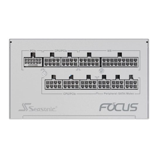 Seasonic FOCUS GX 1000 Watt ATX3 Fully Modular 80+ Gold PSU, White ...