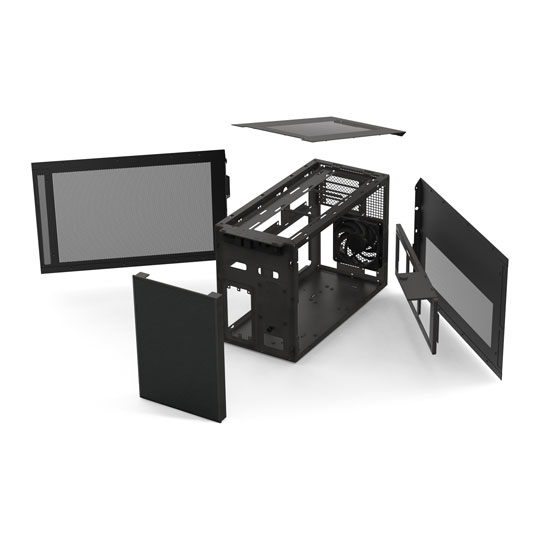 SilverStone SUGO 17 Compact Micro-ATX Case Black LN152340 - SST-SG17B ...