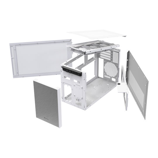 SilverStone SUGO 17 Compact Micro-ATX Case White LN152341 - SST-SG17W ...