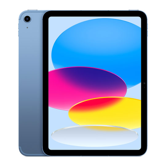 Apple iPad 10.9" 10th Generation 256GB Blue WiFi + Cellular Tablet ...