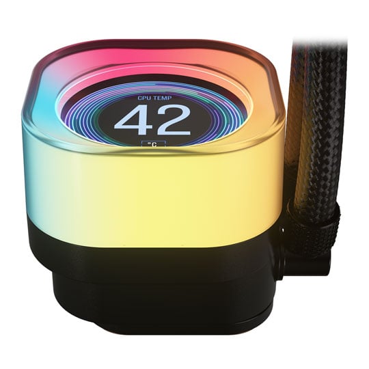 Corsair iCUE LINK TITAN 240 RX LCD 240mm Intel/AMD Black CPU Liquid ...