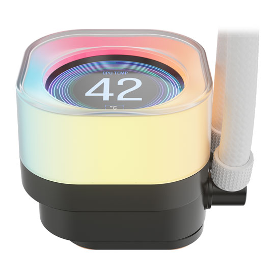 Corsair iCUE LINK TITAN 240 RX LCD 240mm Intel/AMD White CPU Liquid ...