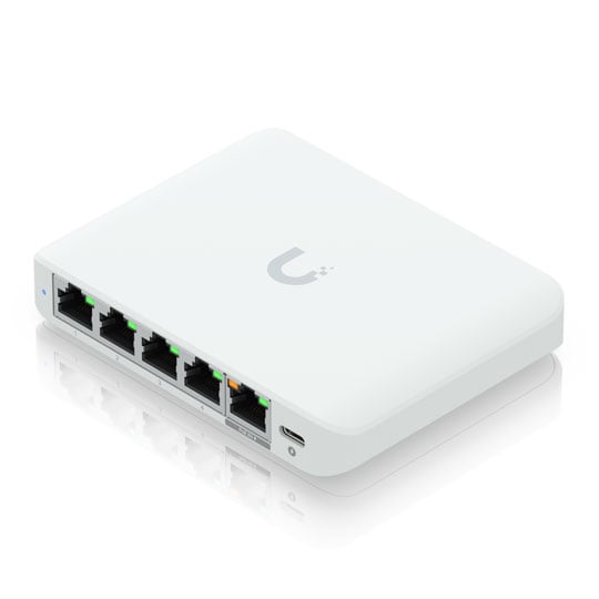 Ubiquiti UniFi Flex Mini 2.5G 5-Port Layer 2 Managed Desktop Switch ...